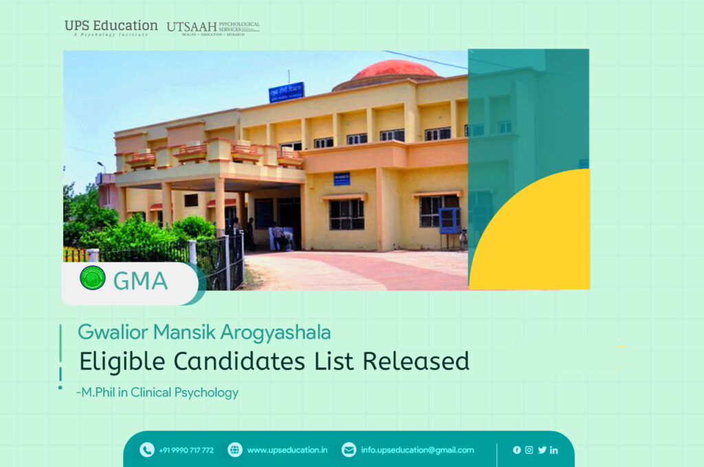 Eligible Candidates List for M.Phil Entrance at GMA - ePsychology