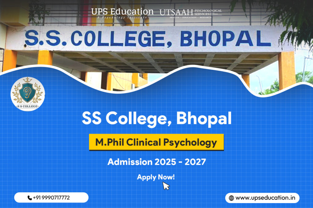 M.Phil Clinical Psychology Admissions 2025 at SS College, Bhopal