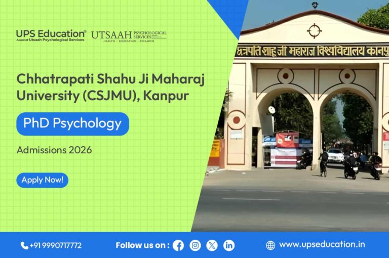 CSJMU Kanpur PhD Psychology Admission 2026